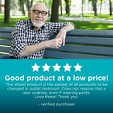 Assurance Unisex Incontinence Belted Shield, Moderate Absorbency (30 ...