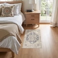Area Rug 2x3 Doormat - Washable Vintage Oriental Farmhouse Soft Thin ...