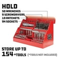 Powerbuilt 26 Inch Metal Rapid Box Portable Slant Front Toolbox - Red ...