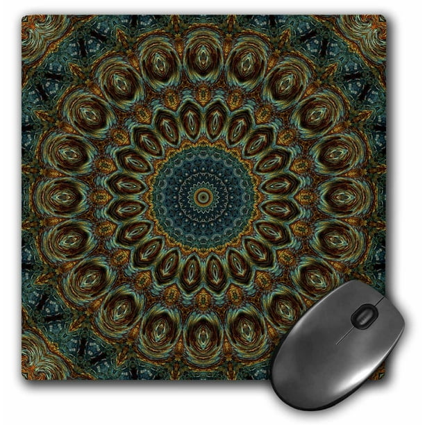 3dRose Orb Circles Mandala, Mouse Pad, 8 by 8 inches - Walmart.com