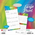 Big & Bright Large Print | 2026 12x24" (Hanging) Matte Wall Calendar ...