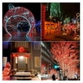 66ft Christmas String Lights with Music & Sensor, 200 LED Red Xmas ...