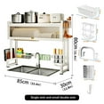 Dish Rack Over Sink for Kitchen, 165LBS Load Drying Rack Above Sink ...