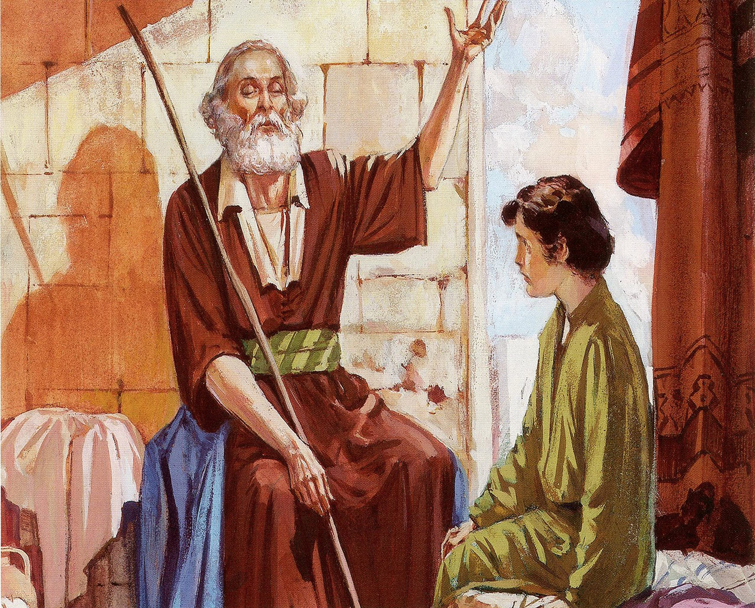 Catholic print picture - TOBIAH P - 8" x 10" ready to be framed ...