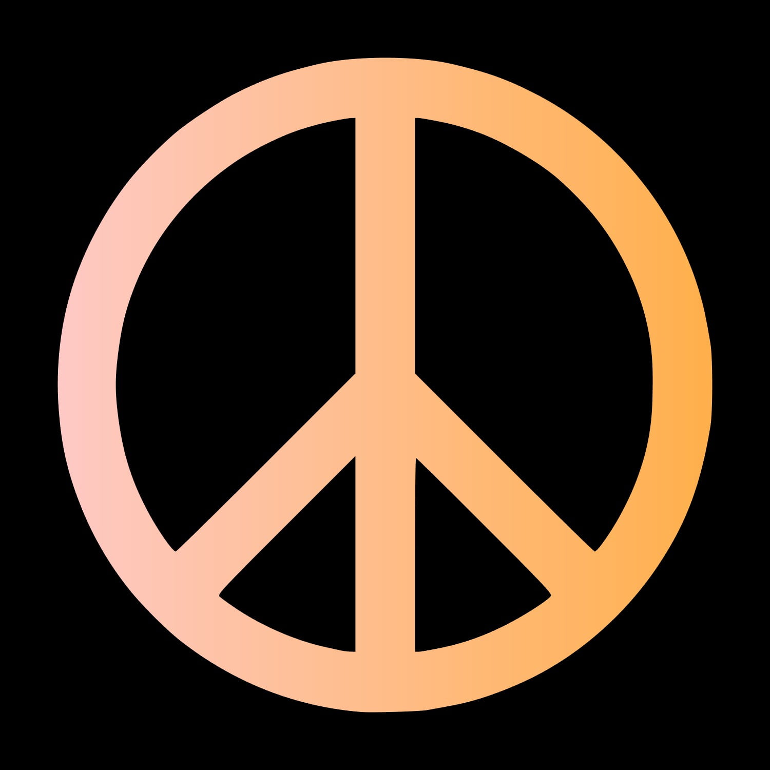 Peace Sign Symbol Vinyl Transfer Decal Sticker for Laptop/Car/Truck ...