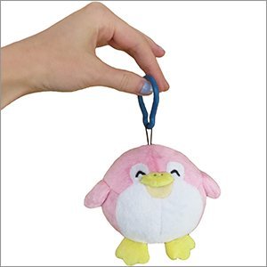 Squishable - Micro Squishable Micro Pink Penguin 3 Inch Keychain Clip ...