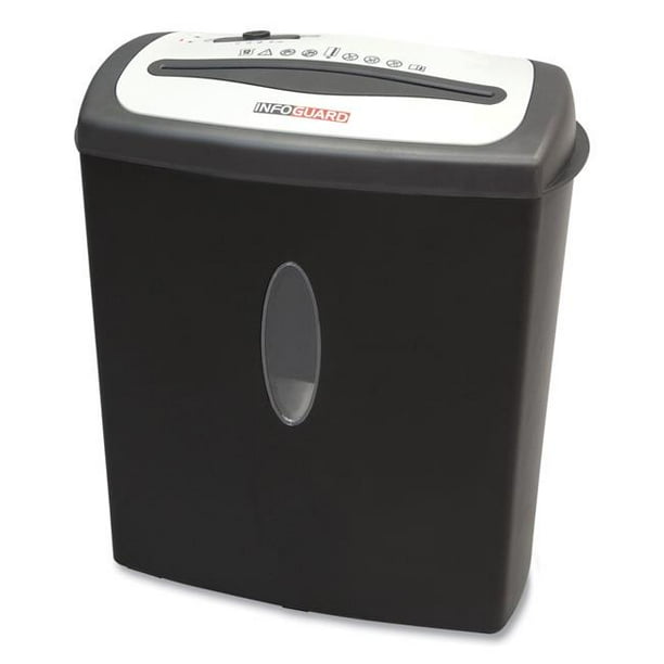 Infoguard NX120B Cross-Cut Personal Shredder, Black - 12 per Sheet ...