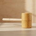 Lazsy Wood Mallet Impact Resistant Wooden Mallet Woodcraft for ...