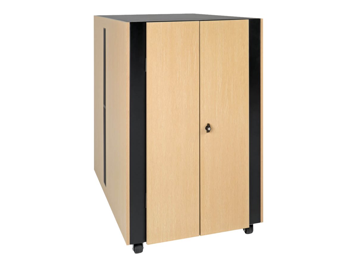 Tripp Lite 24U Soundproof Rack Enclosure Server Cabinet Quiet Acoustic ...