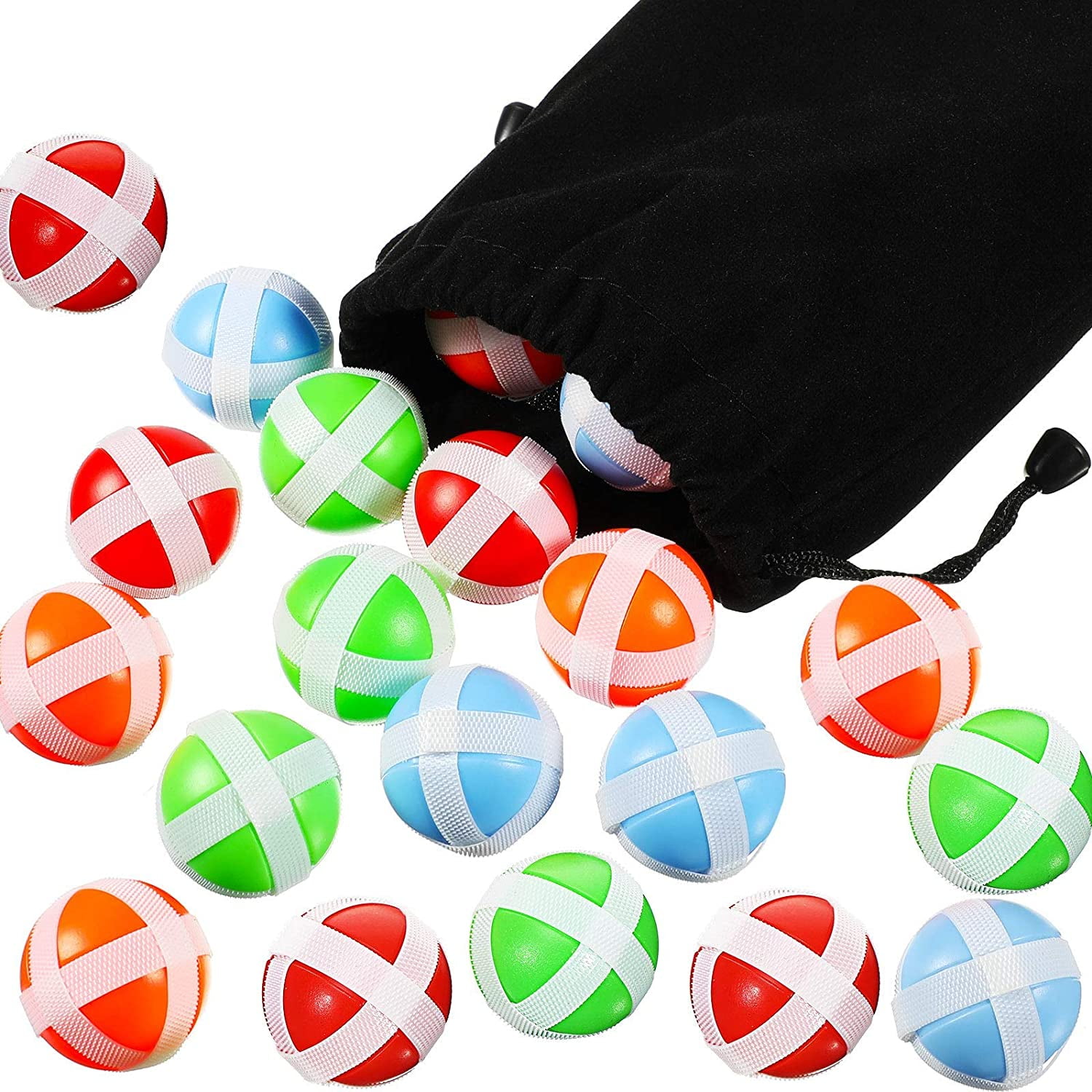 10 Pieces Sticky Balls for Fabric Dart Board, Dart Hook and Loop Balls ...