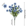 4-16PC Artificial Flowers for Outdoor No Fade Silk for Spring Summer ...