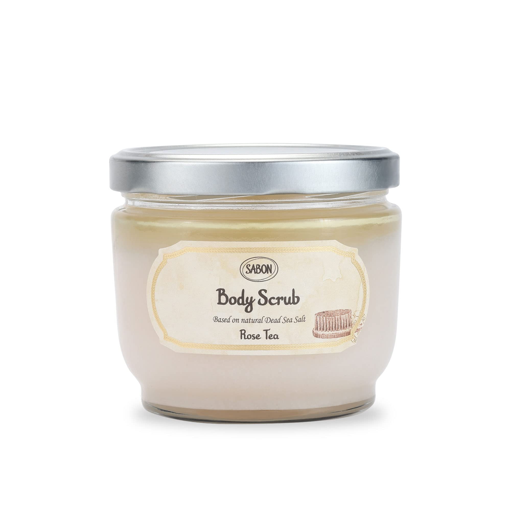 Exfoliante corporal Sabon Rose Tea Con sal del Mar Muerto 625 ml | Bodega Aurrera en línea