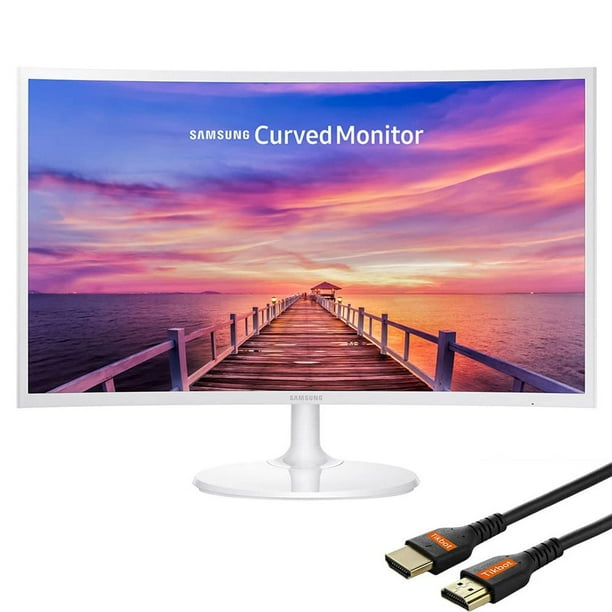 Monitor Samsung para juegos de negocios, 27 pulgadas FHD curvado, bisel ...
