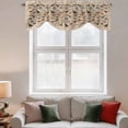 Dinosaurs Tie Up Valance Curtains Retro Black Red Orange Yellow ...