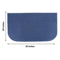 Sloppy Chef Comfort Floor Rug: D-Shape Kitchen, 18x30, Skid-Resistant ...