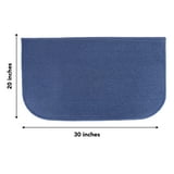Sloppy Chef Comfort Floor Rug: D-Shape Kitchen, 18x30, Skid-Resistant ...