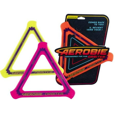 Aerobie Orbiter Boomerang , Soft Rubber Edged Flying Disc (colours and ...