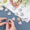 316 Stainless Steel Locket Pendants Photo Frame Charms for Necklaces ...