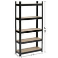 Kepooman Heavy Duty Garage Shelving Rack, 5-Tier Adjustable Steel ...