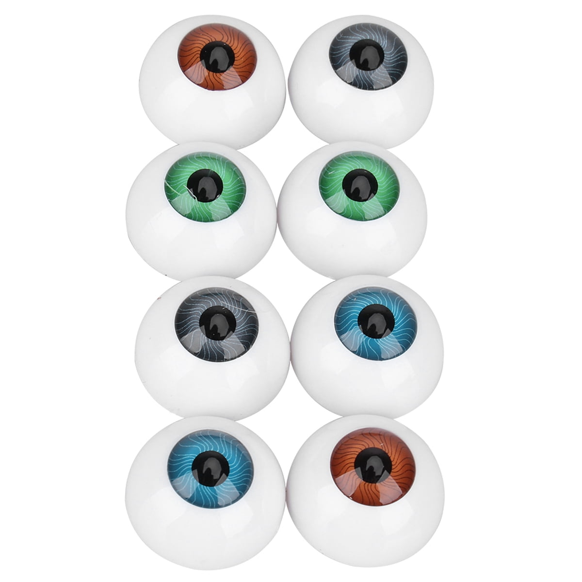OUNONA Eyeballs Eyes Eyeballhollowprops Horror Costume Fakescary Half ...