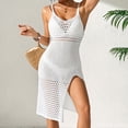 SOOMLON Women Beach Cover up Swimsuit Knitted Swimsuit Coverup Spilt ...