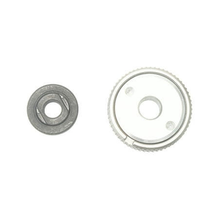 2pcs Angle Grinder Nut Top Bottom Metal Self Locking Pressure Plate M14 ...