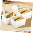 Highcool 60 Pieces Paper Sandwich Boxes 4.7x3.1x2.8 Inch Sandwich Cake ...