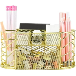 Marbrasse Mesh Desk Organizer, Multi-Functional Pen Holder, Pen ...
