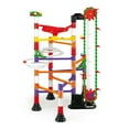 Quercetti Migoga Marble Run Elevator with Interlocking chutes, bridges ...
