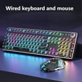 Fanruina Premium Cyberpunk Mechanical Keyboard 104 Keys Retro ...