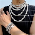 BOOTOOL Cuban Link Chain for Men, 6/8/10/12/14/16/18mm, Gold or Silver ...