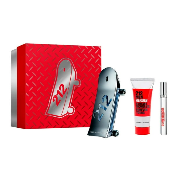 Estuche 212 Heroes 3 pzs Hombre | Walmart en línea