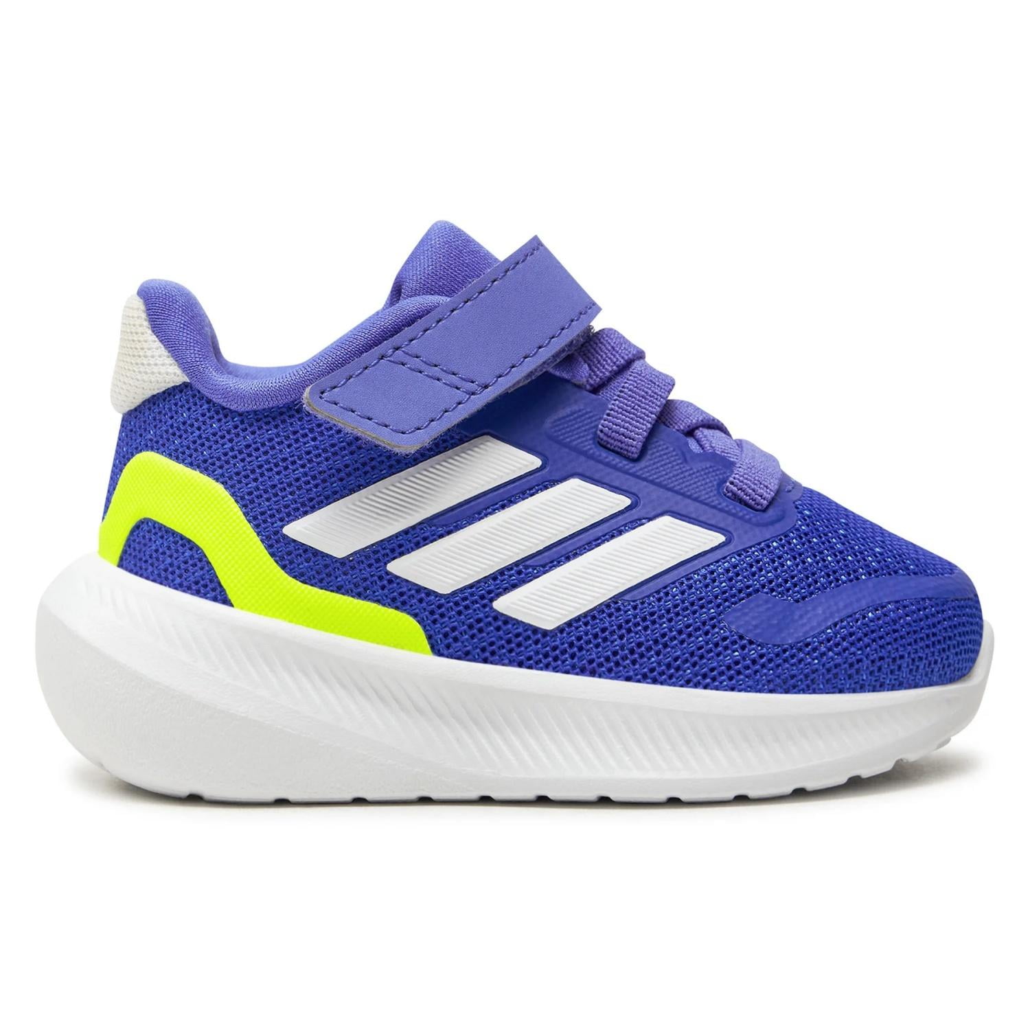 Tenis Adidas Runfalcon 5 EL I para Niños Pequeños. IE8595 azul 14 ...