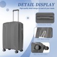 20 Inch Luggage Set with Quiet 360° Wheels & TSA Lock, Lightweight ...