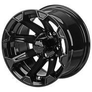 Fairway Alloys Aluminum Rim FA119 AGGRESSOR 12X7in Machined Gloss Black ...