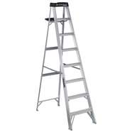 FiberGlass Pro 300 lbs. Capacity 14 ft. Platform Ladder - Orange ...