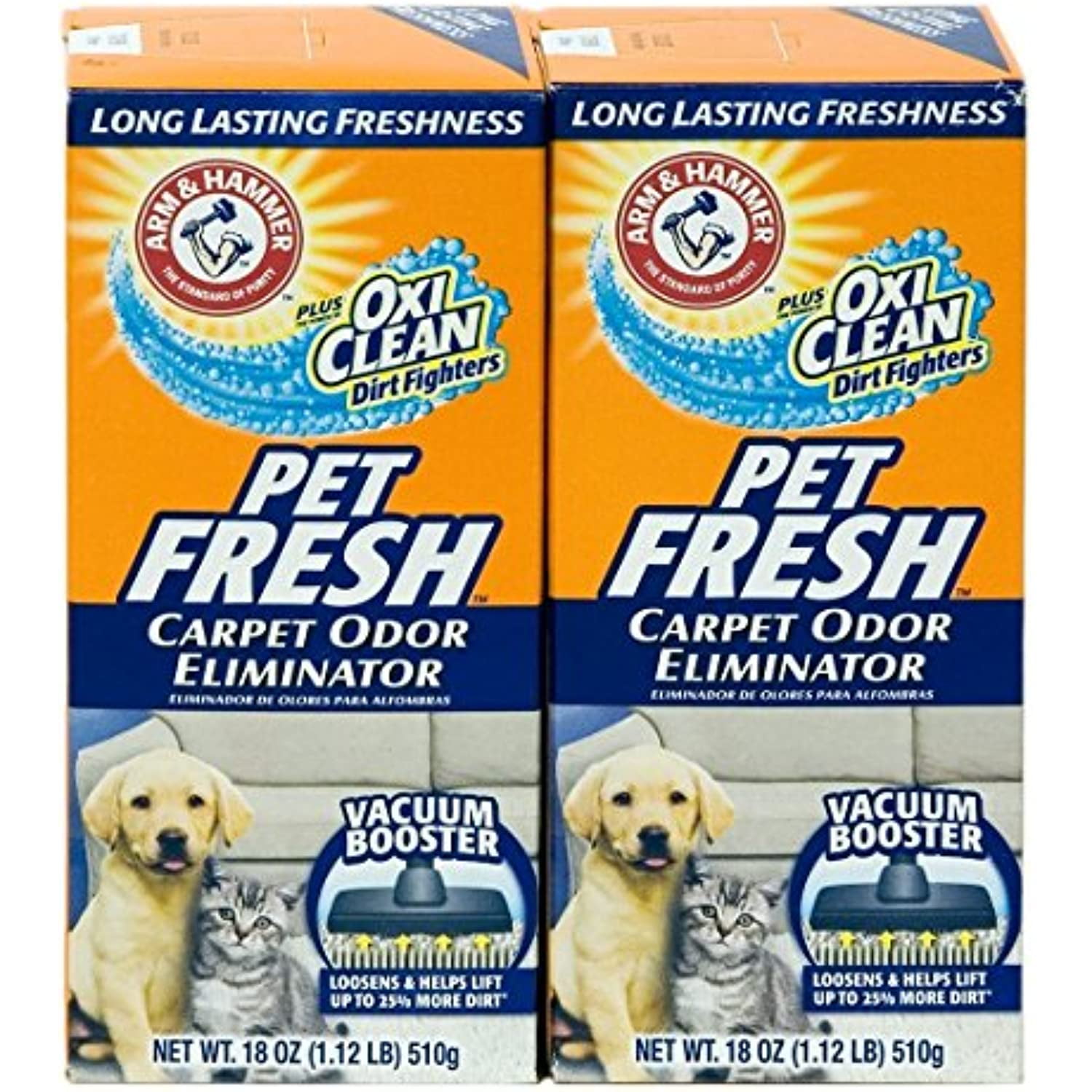Arm & Hammer Pet Fresh Carpet Odor Eliminator Plus Oxi Clean Dirt ...