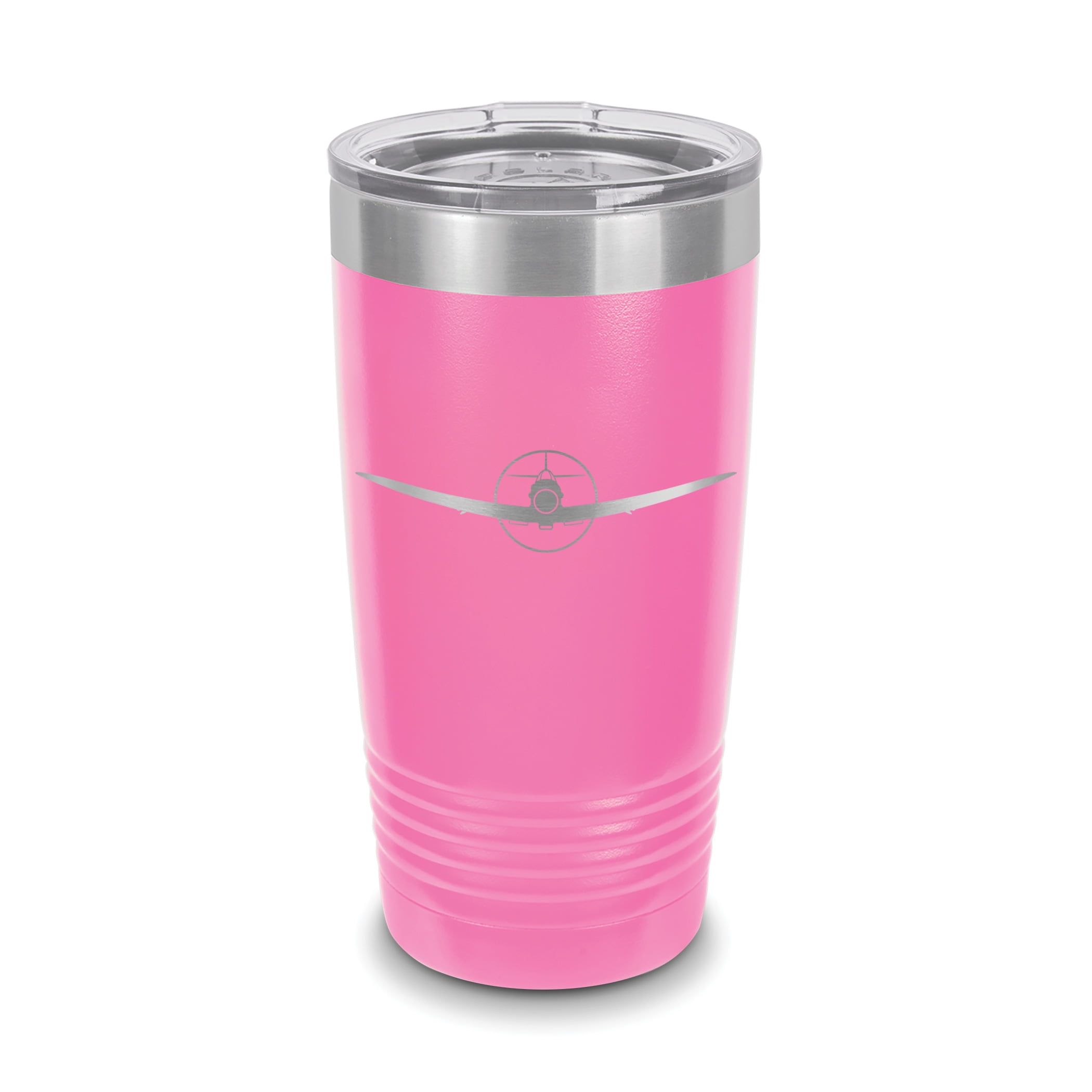 Supermarine Spitfire IX Tumbler 20 oz - Laser Engraved w/ Clear Lid ...