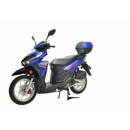 Vitacci Force 200 EFI Scooter Moped, 168.9cc, Automatic CVT, Black ...