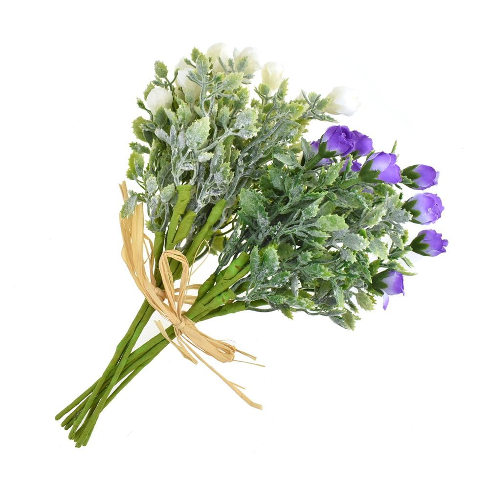 Artificial Mini Rose Floral Spray Picks, 9-1/2-Inch, 2-Piece - Walmart ...