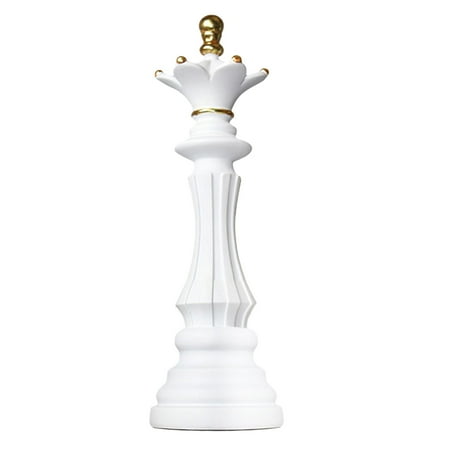 International Chess Statues Resin Figurines Home Office Tabletop Decor ...