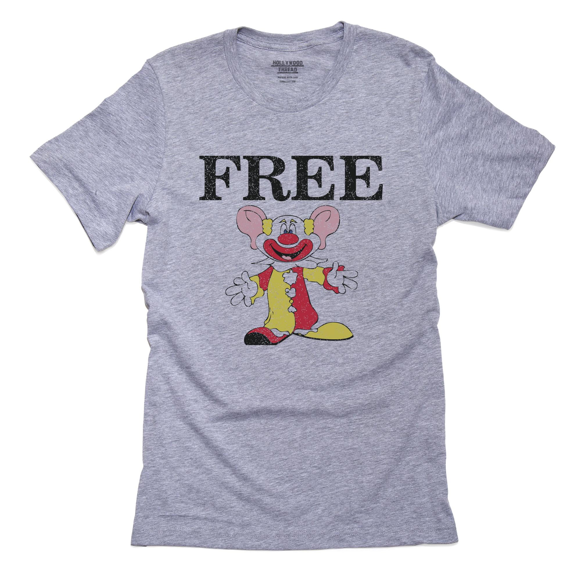 Free Hugs! - Silly Looking Clown with Big Ears Men's Grey T-Shirt ...