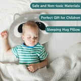 SUWJELANY Raccoon Plush Pillows, 14"Cute Stuffed Animals Toys,Pearl ...