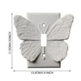 Leozcaa 3D Butterfly Light Switch Cover Wall Plate Butterflies Single ...