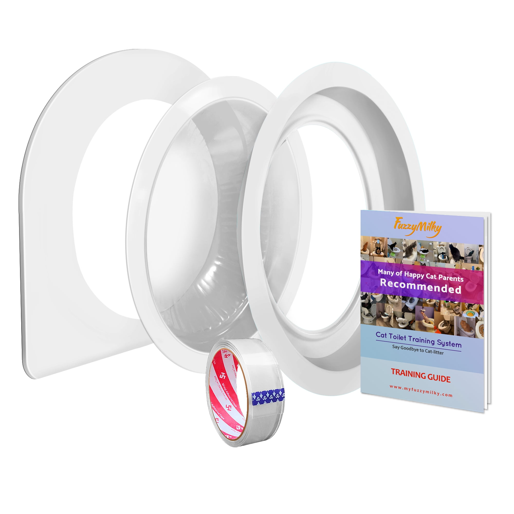 FuzzyMilky Cat Toilet Training System 2022 - Teach Cat to Use Toilet ...
