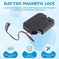 12V 2A Electric Magnetic Lock Fail Safe Holding Force Electromagnetic ...