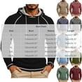 Axiiglly Hoodies for Men Long Sleeve Relaxed Fit Drawstring Hoodie ...