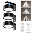 3/6pcs Battery- Magnetic Picture Lights with Remote, Dimmable Timer & 3 ...