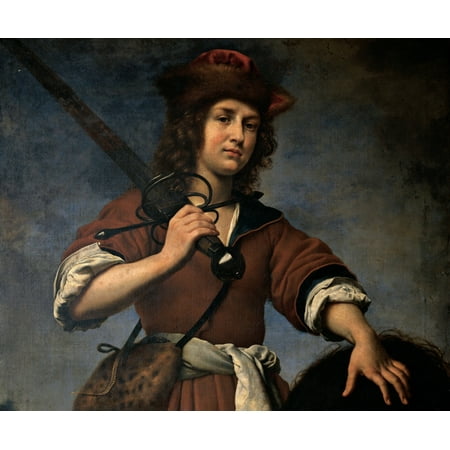 Dolci Carlo David And Goliath 17Th Century Oil On Canvas Italy Lombardy ...