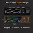 LTC NB981 Nimbleback 98 Keys Wired Mechanical Keyboard, 96% Gaming ...